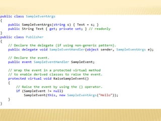 Three innovative C# features | PPTX