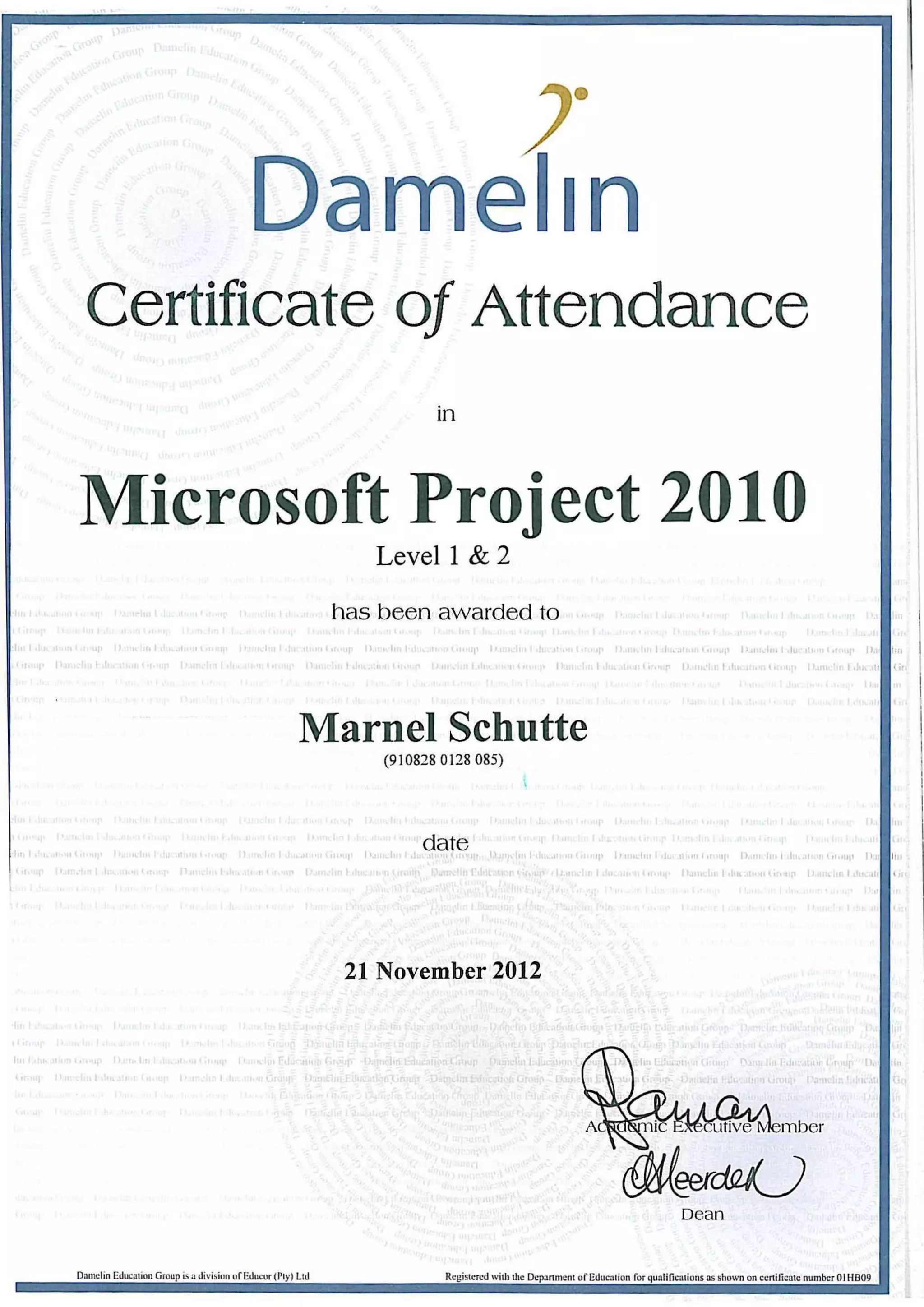 MS Project course | PDF