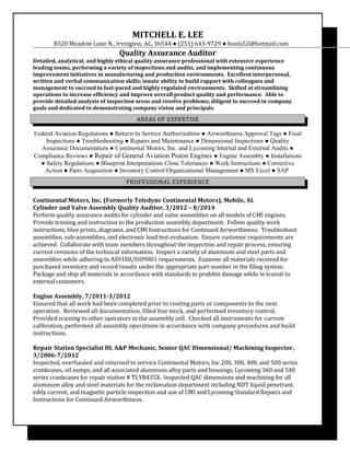 Mitchell Lee resume | DOC