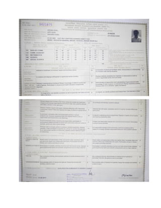 Class 10 Marksheet | DOC