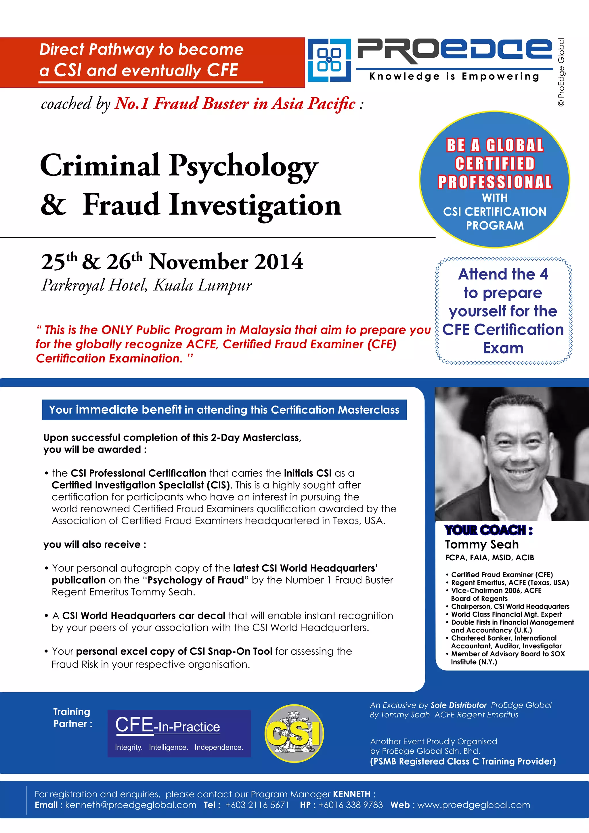 Criminal Psychology & Fraud Investigation | PDF