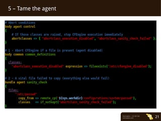 CFEngine, 4 years later | PPT
