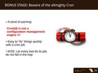 CFEngine, 4 years later | PPT