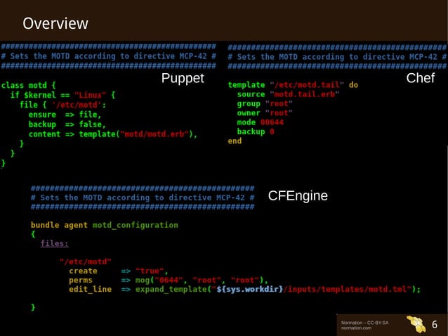 CFEngine, 4 years later | PPT