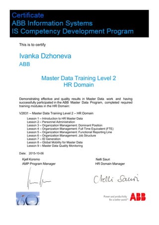 Master_Data_Awareness_L2 | PDF