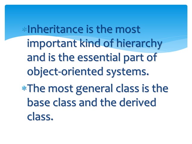 abitha-pds inheritance presentation | PPTX | Programming Languages | Computing