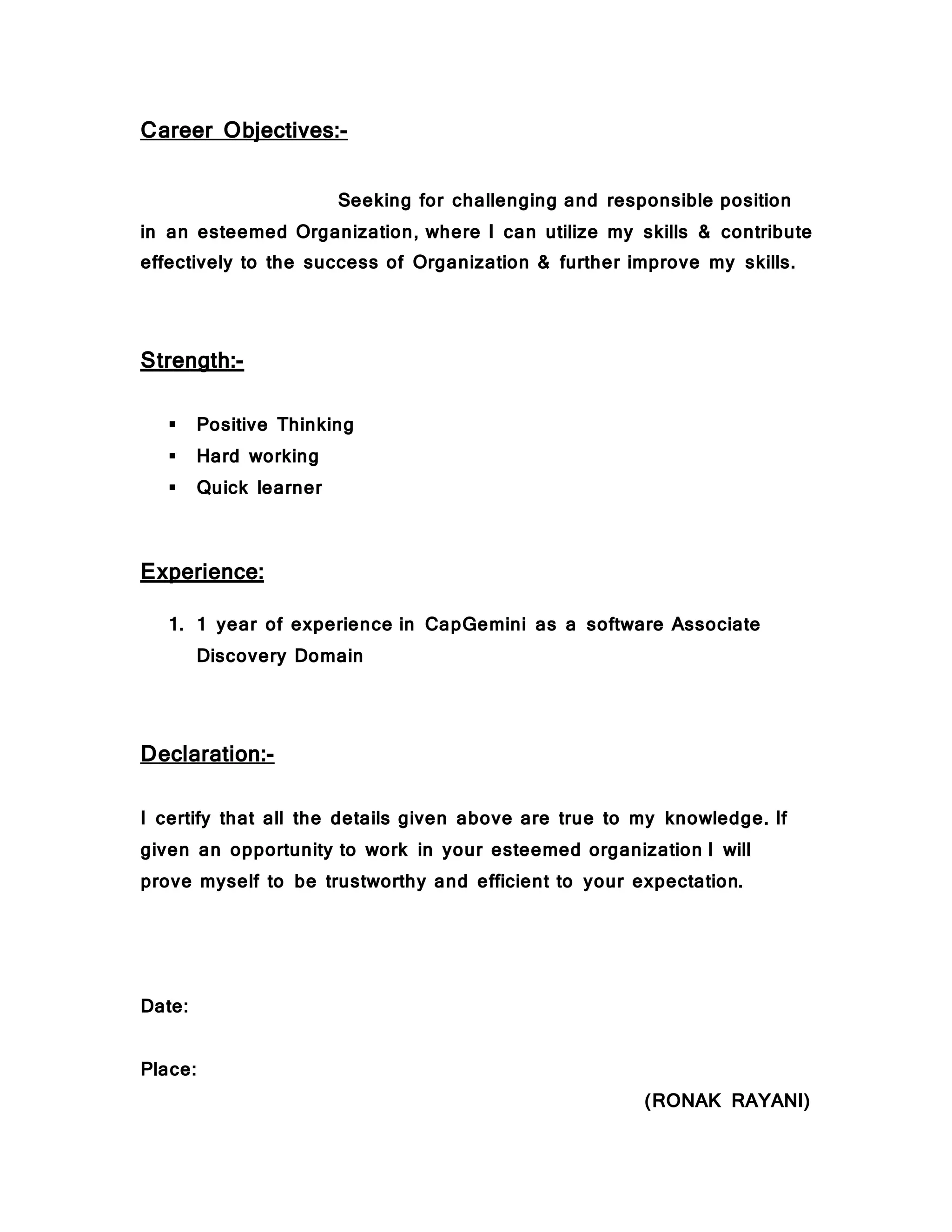 RON RESUME | DOCX