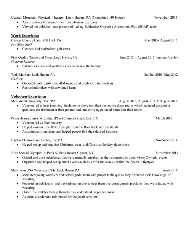 Joseph Miller's Resume | PDF