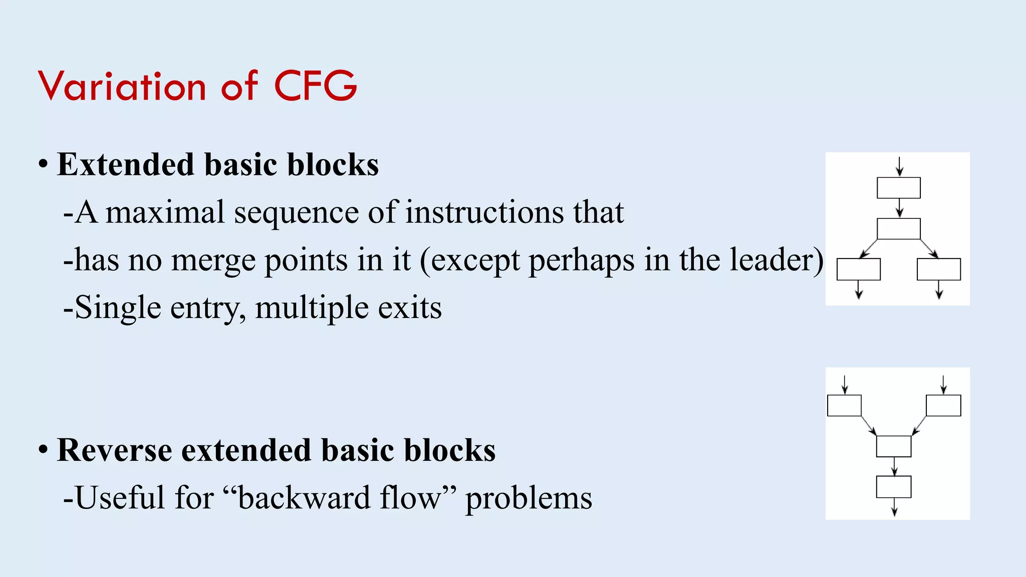 Control Flow Graphs | PPT Control Flow Graphs | PPT