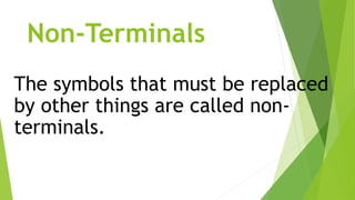 Cfg terminologies | PPTX
