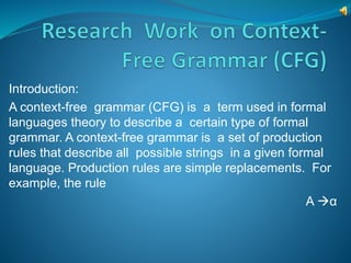 Conteext-free Grammer | PPT