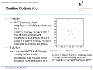 Guaranteed Greedy Routing in Overlay Networks | PPTX | Computer Networking | Computing