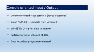 File in C language | PPTX