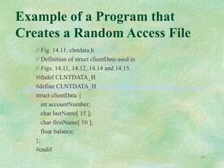 C++ files and streams | PPT