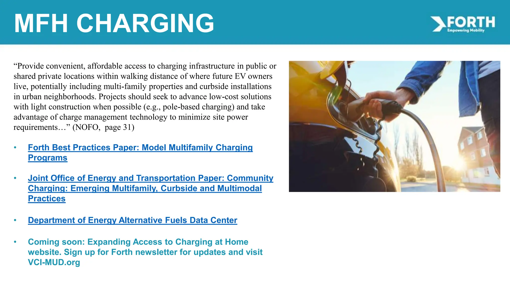 Charging Fueling & Infrastructure (CFI) Program Resources by Cat Plein ...