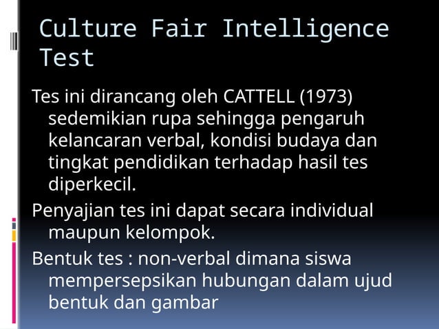 Instruksi CFIT Skala 2B psikologi test ppt | PPTX