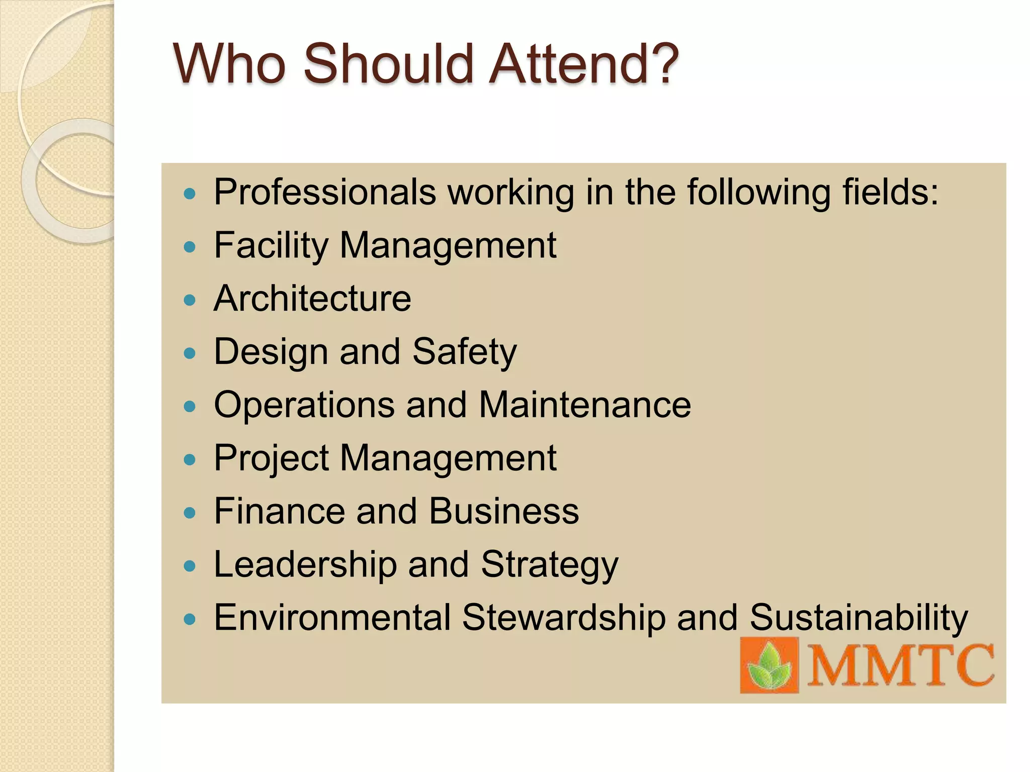 Cfm certified facility manager | PPTX