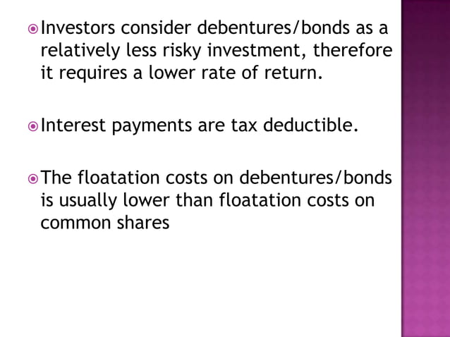 Bonds and Debentures | PPTX