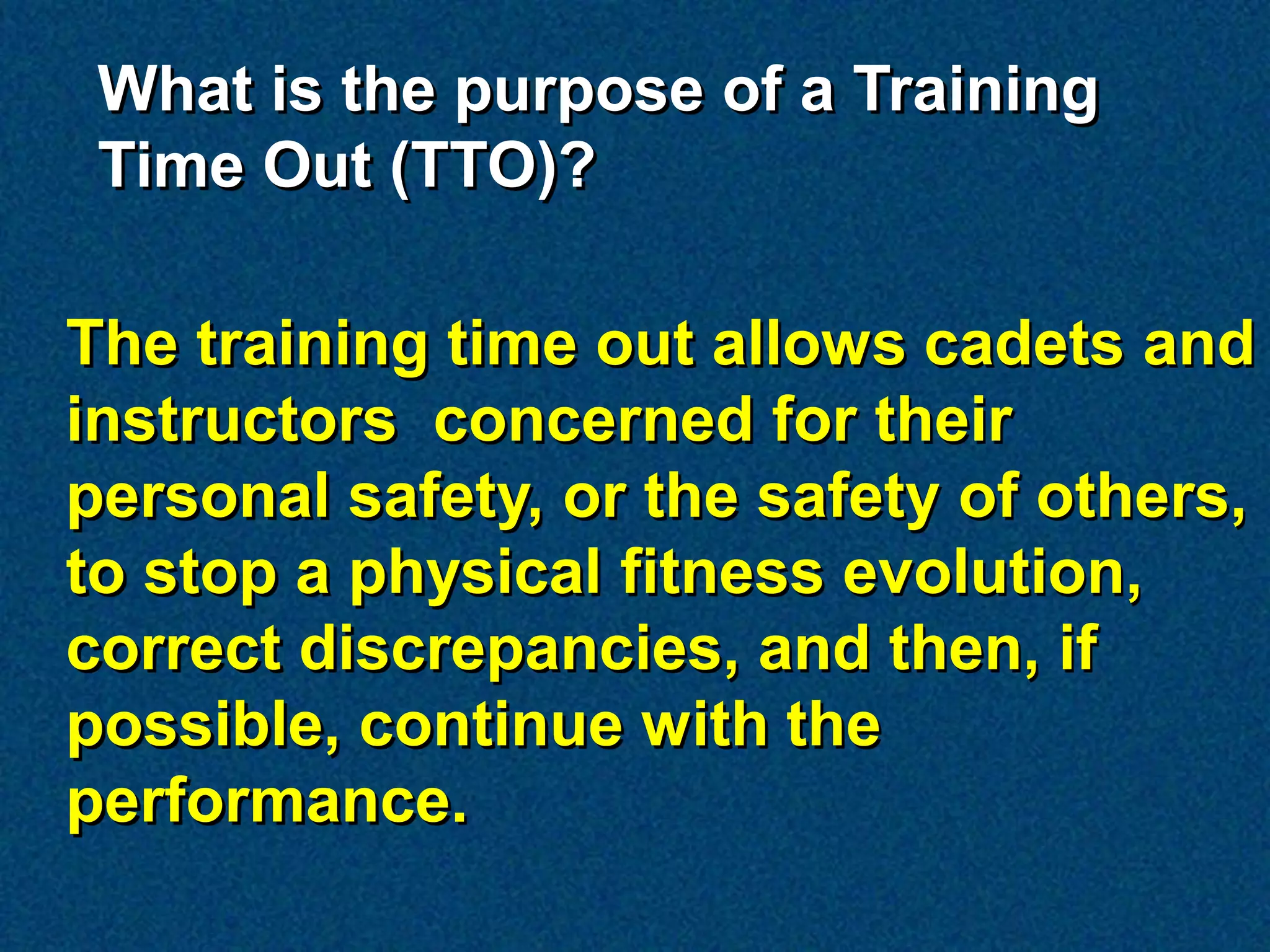 5.2 NJROTC Physical Fitness Exercises and Qualifying Requirements | PDF