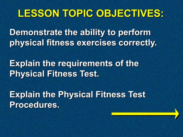 5.2 NJROTC Physical Fitness Exercises and Qualifying Requirements | PDF