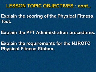 5.2 NJROTC Physical Fitness Exercises and Qualifying Requirements | PDF