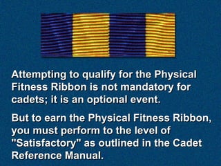 5.2 NJROTC Physical Fitness Exercises and Qualifying Requirements | PDF