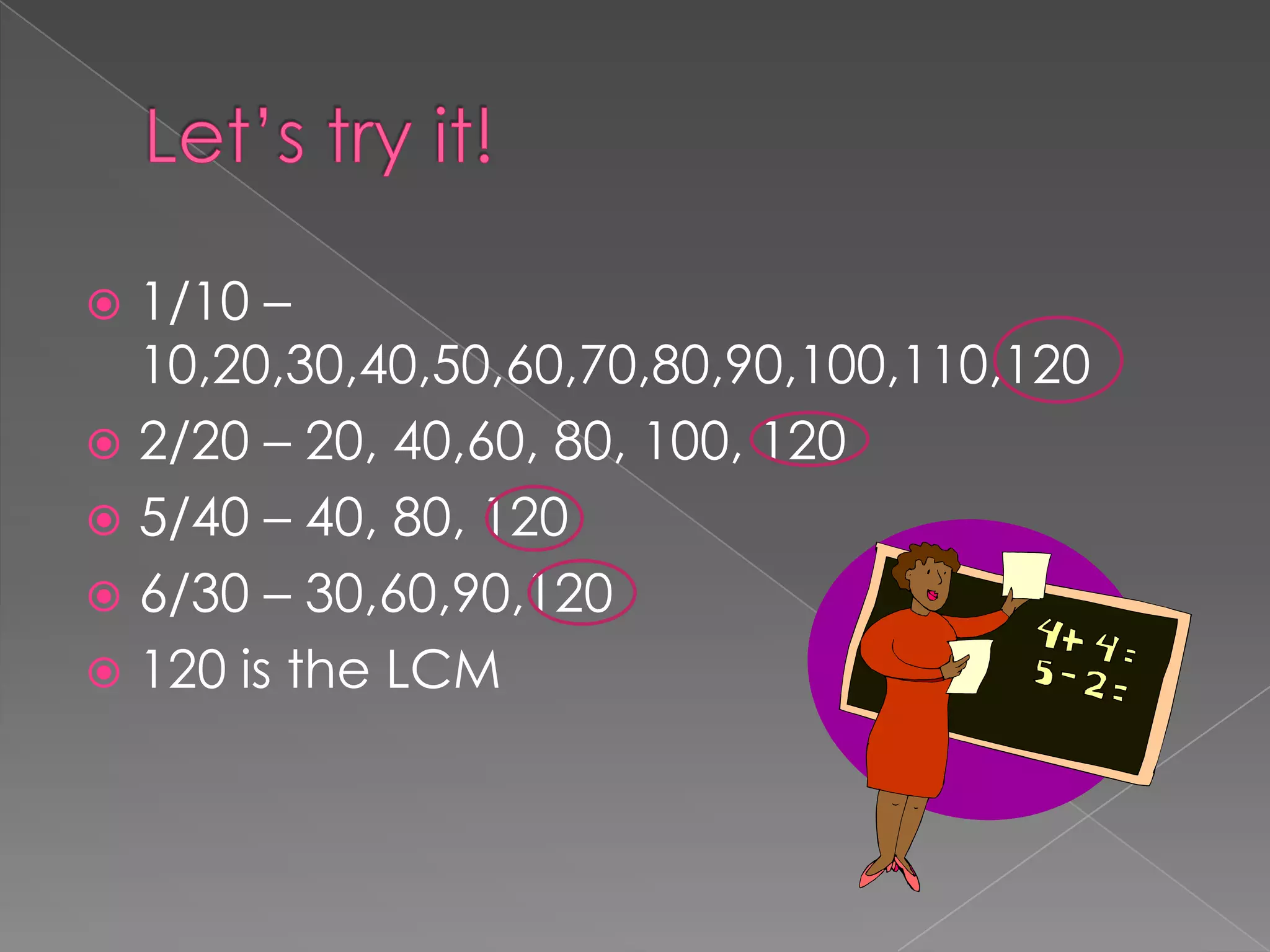 5th grade Comparing Fractions MTS | PPTX