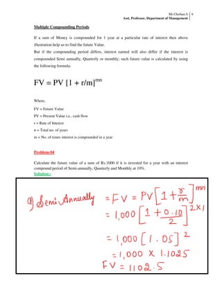 Corporate Financial Management (Time value of Money) | PDF