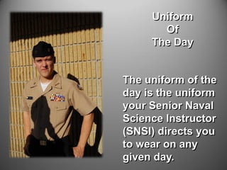 NS1 1.0 NJROTC Uniform Regulations | PDF