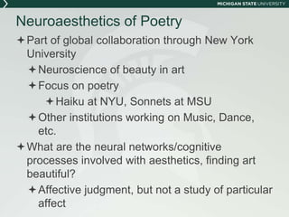 Getting a Grip on Neuroaesthetics | PPT