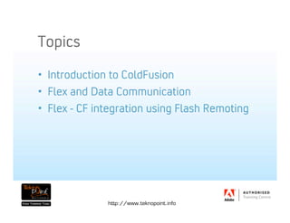 Flex and ColdFusion | PDF