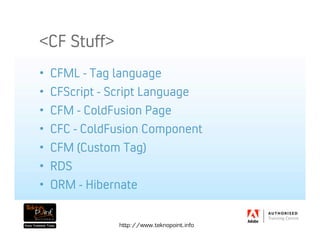Flex and ColdFusion | PDF