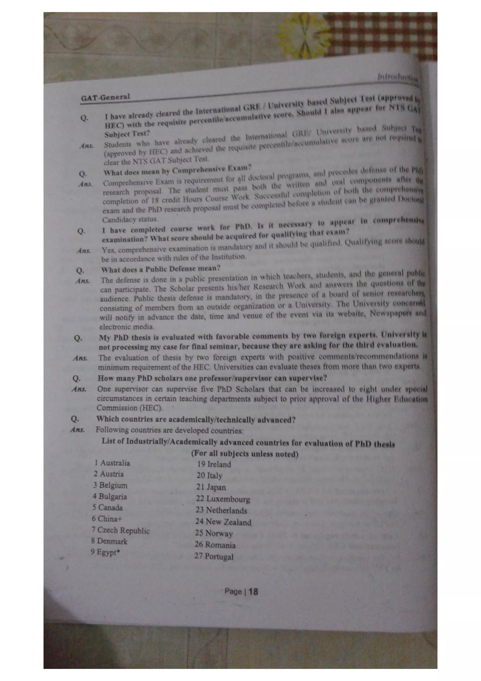 GAT General Preparation Book::::Contents and introduction to gat | PDF