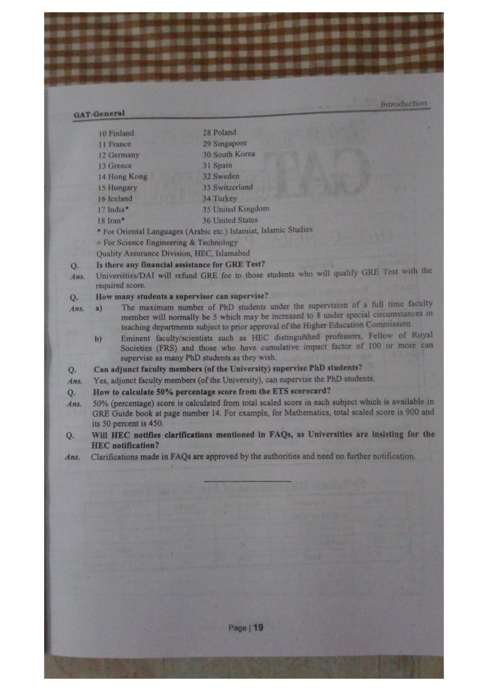 GAT General Preparation Book::::Contents and introduction to gat | PDF