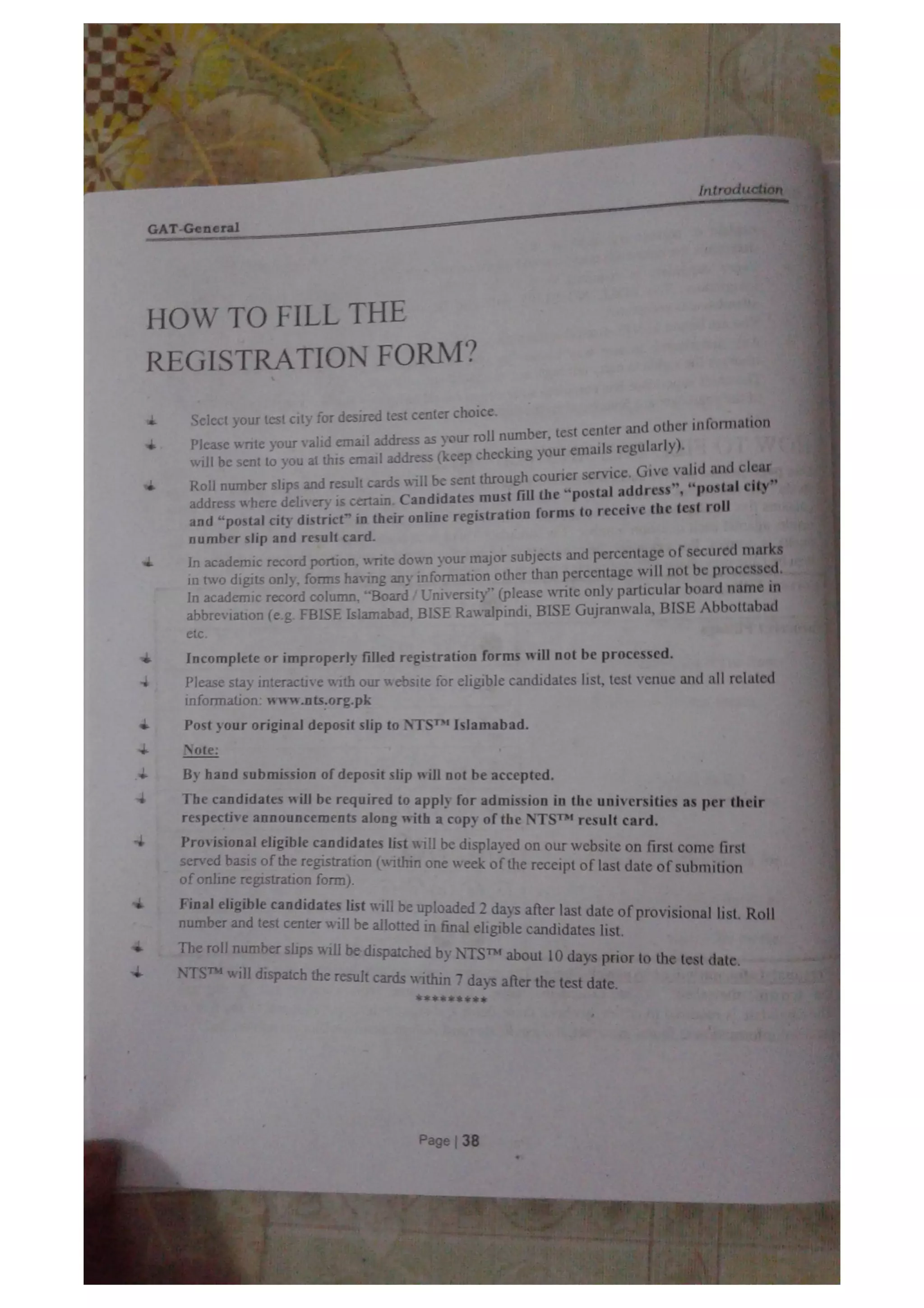 GAT General Preparation Book::::Contents and introduction to gat | PDF