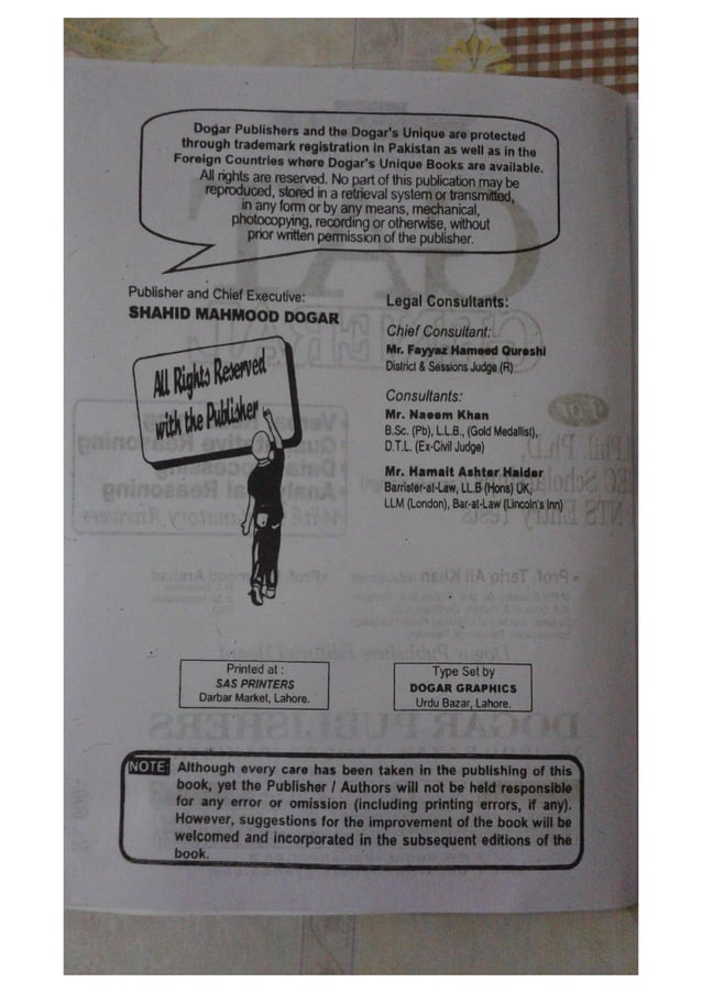 GAT General Preparation Book::::Contents and introduction to gat | PDF