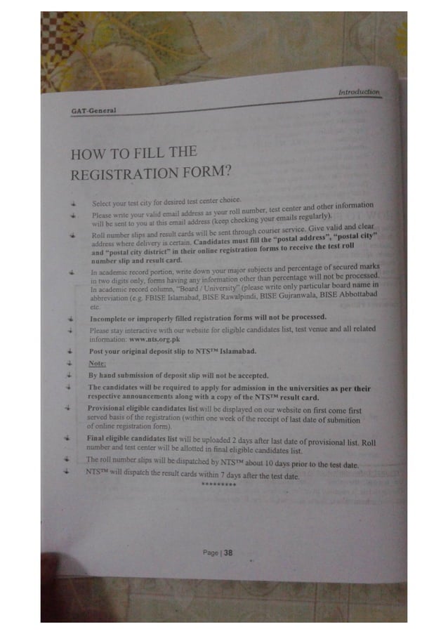 GAT General Preparation Book::::Contents and introduction to gat | PDF