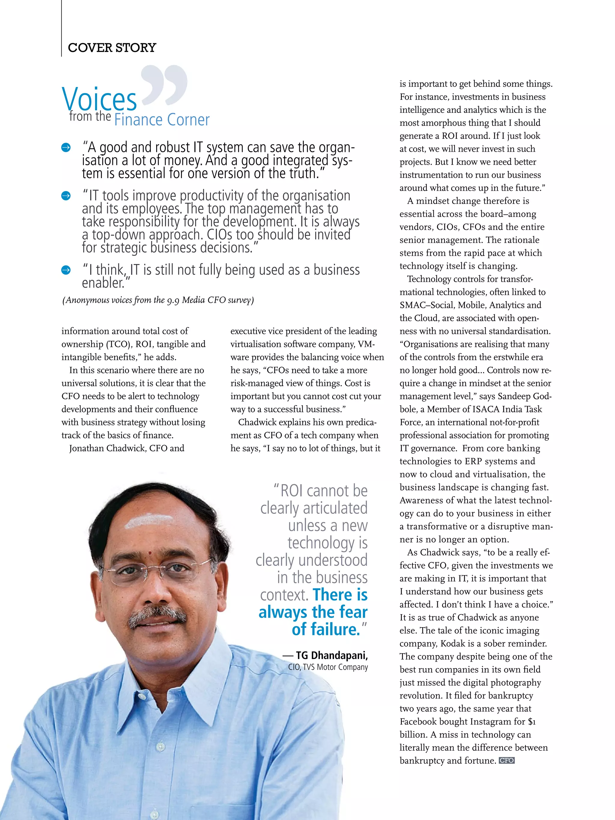 Cfo magazine vol-i-issue-05-april-2014 | PDF