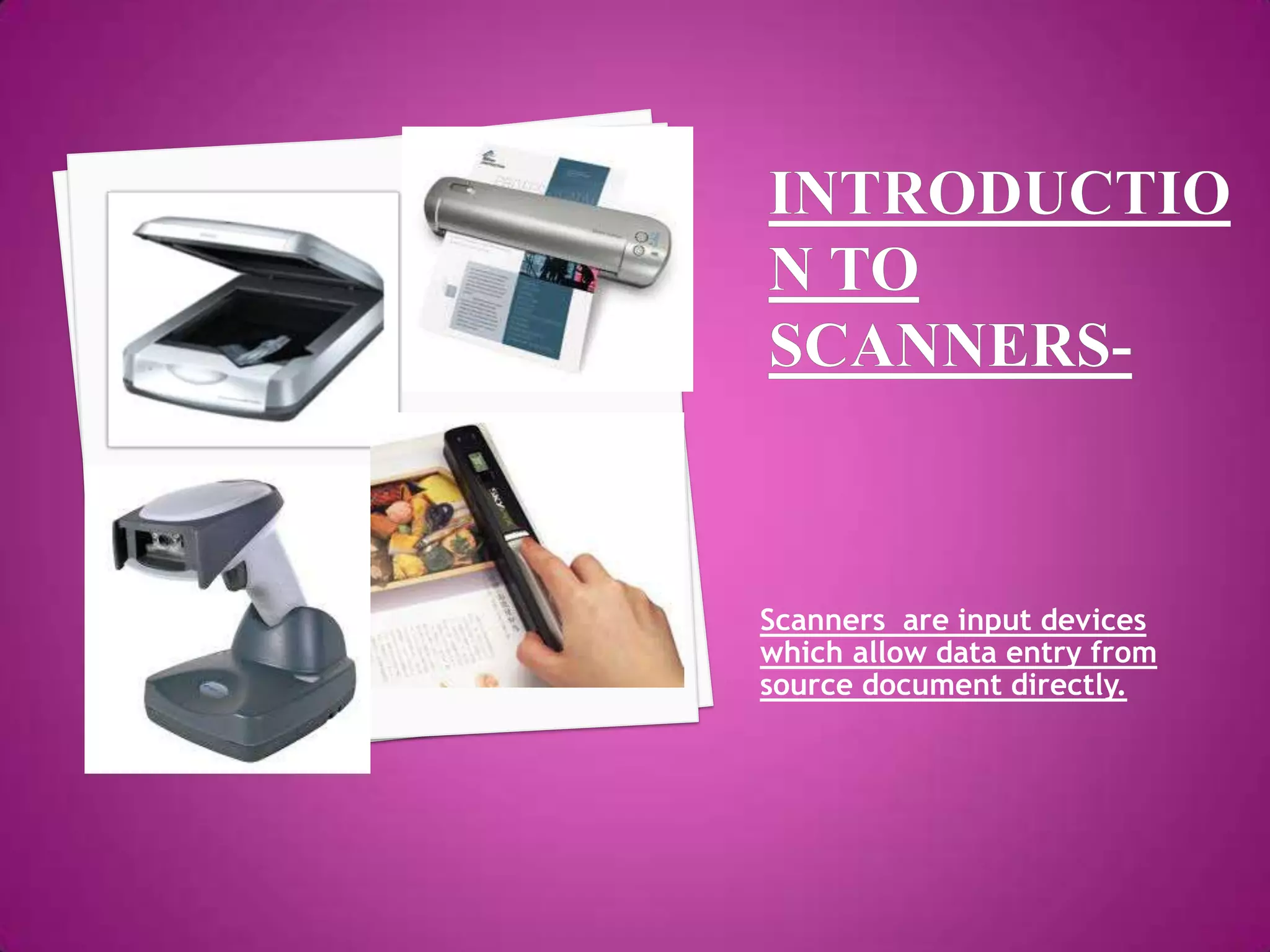 scanners and plotters | PPTX
