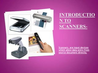 scanners and plotters | PPTX