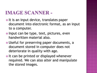 scanners and plotters | PPTX