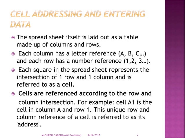 Spreadsheets and Database Packages | PPTX | Databases | Computer Software and Applications