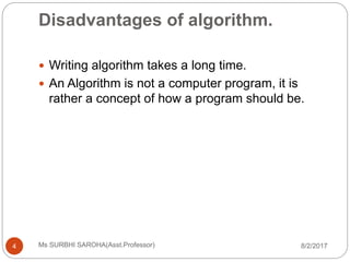 Algorithm and Flowcharts | PPTX