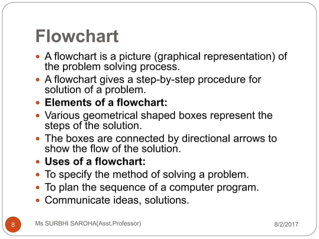 Algorithm and Flowcharts | PPTX