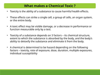 Chemical Toxicity & its different Types & Effects.pptx