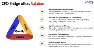 CFO Bridge - CFO Support Services | PPT