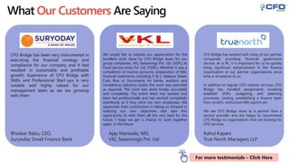 CFO Bridge - Corporate Introduction | PDF