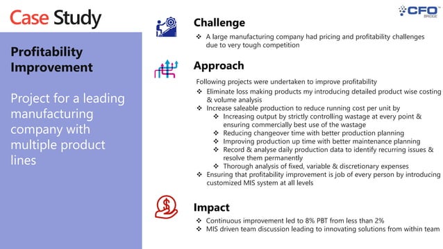 CFO Bridge - Corporate Introduction | PPT