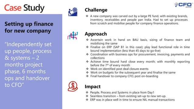 CFO Bridge - Corporate Introduction | PPT