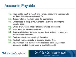 50+ CFO/Controller Best Practices for the Big Picture | PPT